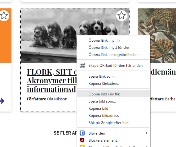 Länkar, bilder och lite till – Digiteket